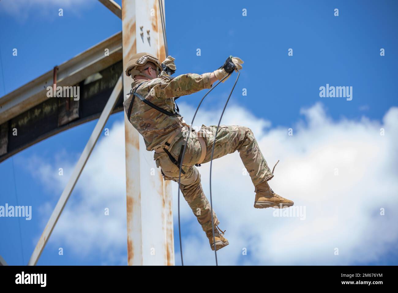A U.S. Army Ranger from the 10th Mountain Division, Sgt. Jeremy Ronzo ...