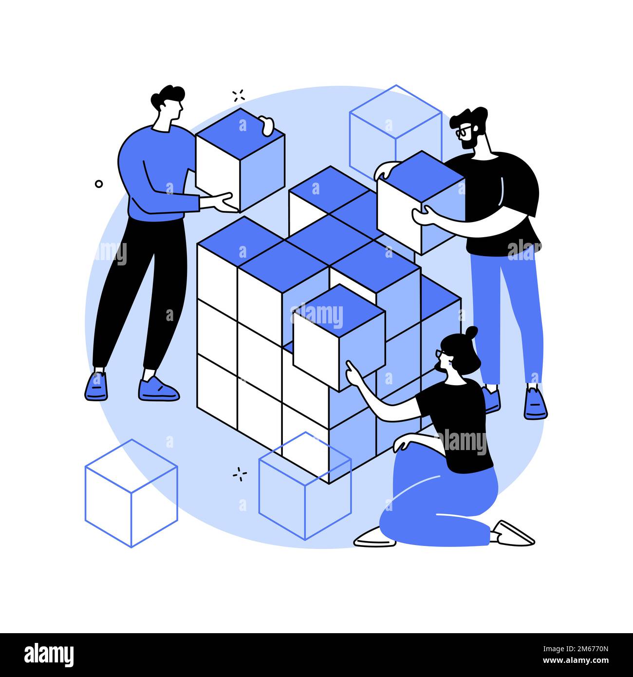 Big data storage abstract concept vector illustration. Big data ... Big data storage abstract concept vector illustration. Big data ...