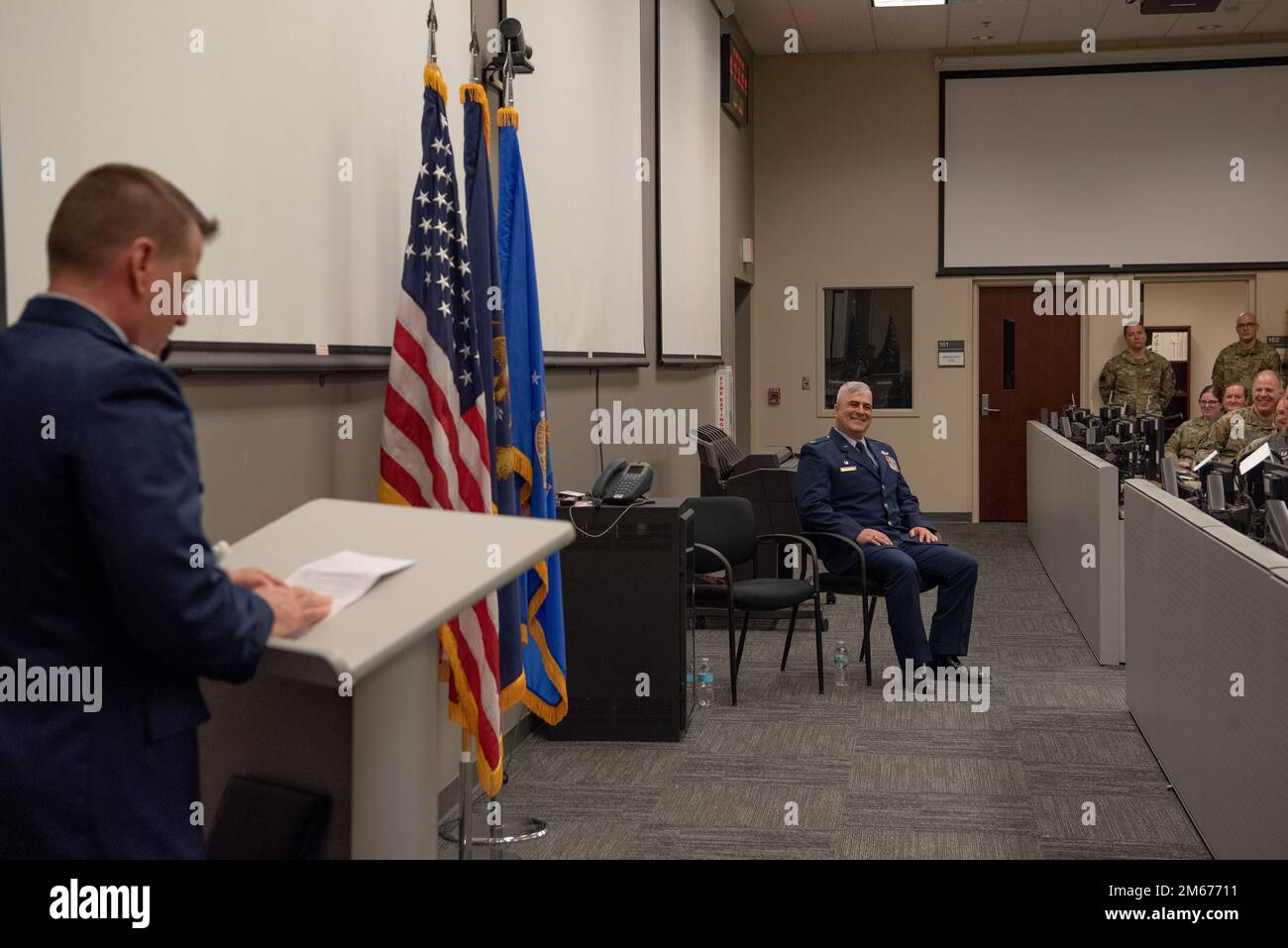 U.S. Air Force Col. Kent Harbaugh assumes command of the 217th Air ...