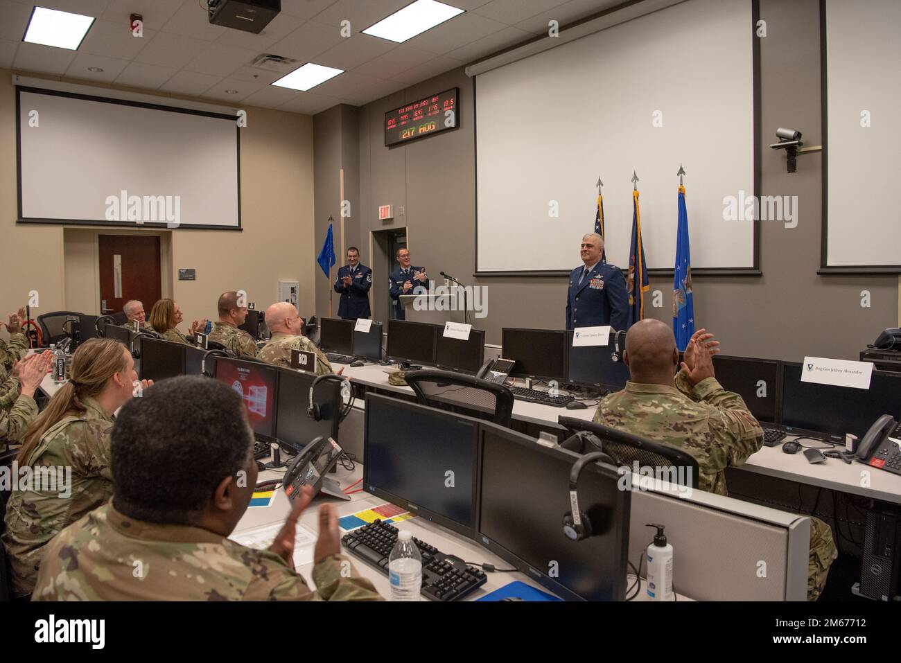 U.S. Air Force Col. Kent Harbaugh assumes command of the 217th Air ...