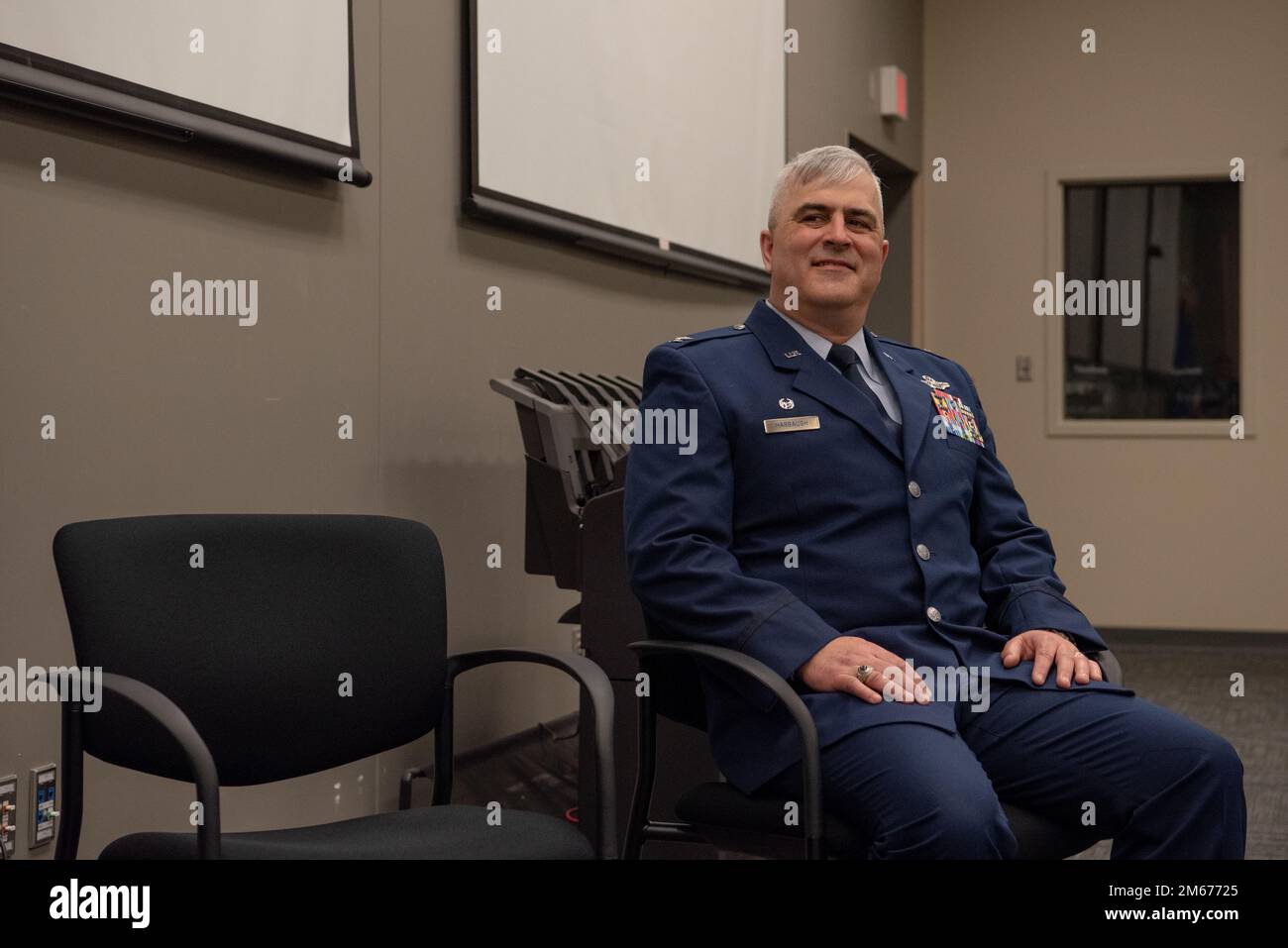 U.S. Air Force Col. Kent Harbaugh assumes command of the 217th Air ...