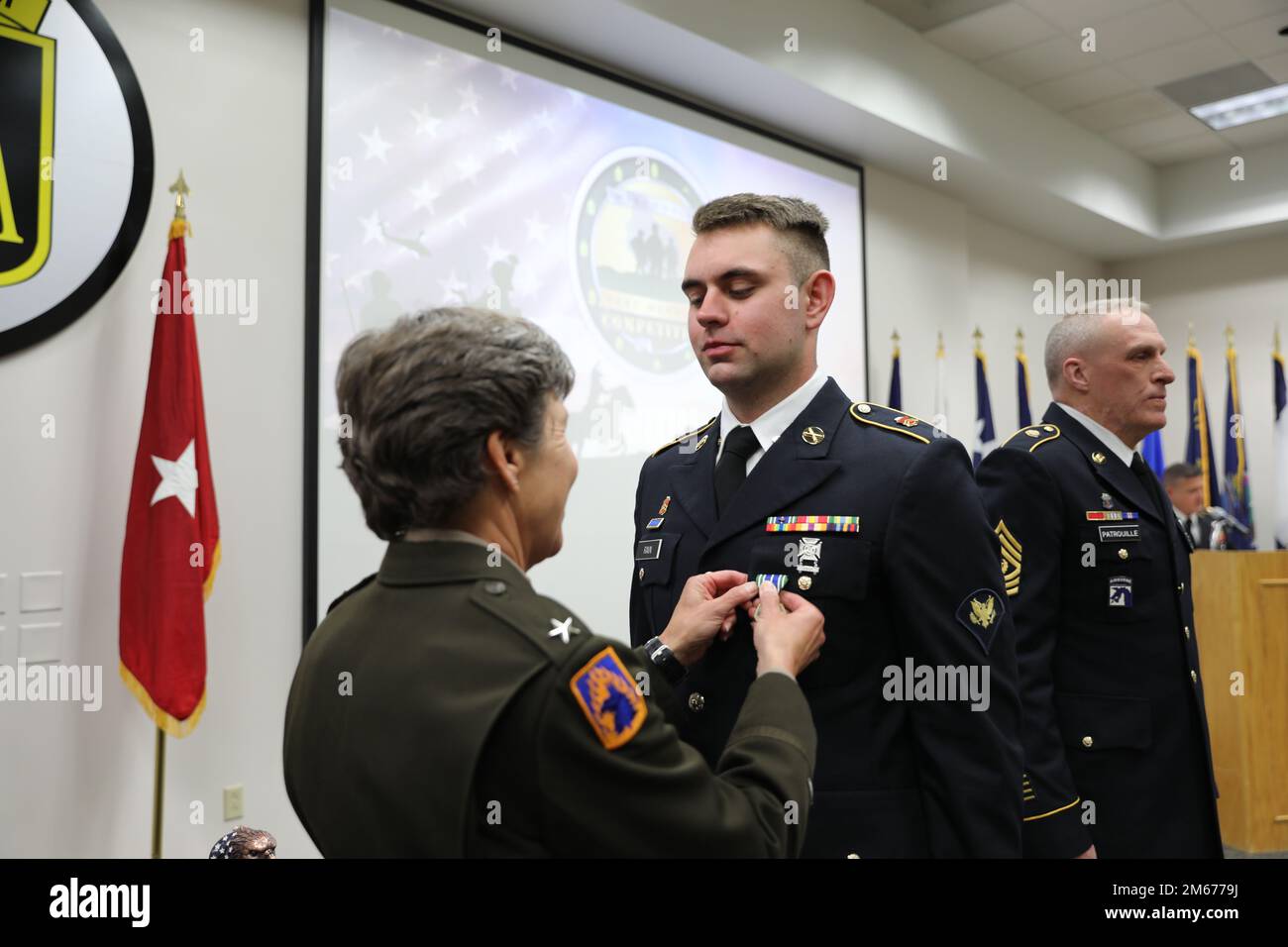 Brig. Gen. Joane Mathews, Wisconsin’s deputy adjutant general for Army ...