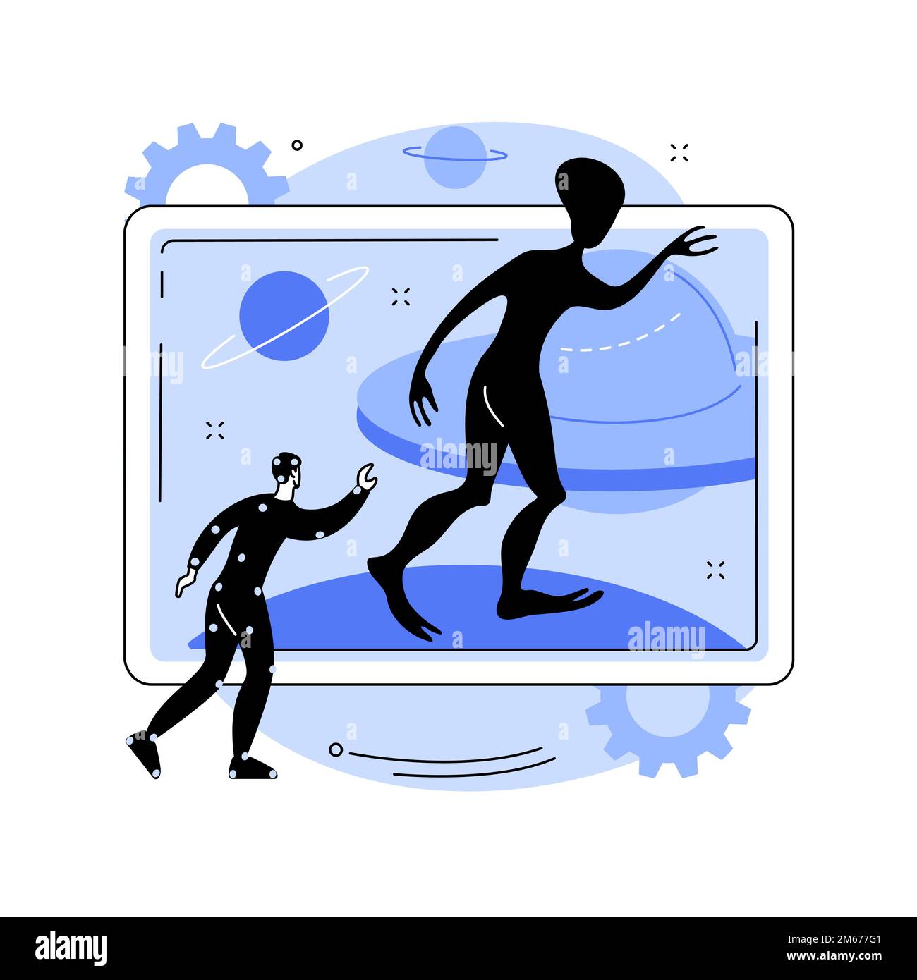 Production studio isolated cartoon Cut Out Stock Images & Pictures - Alamy