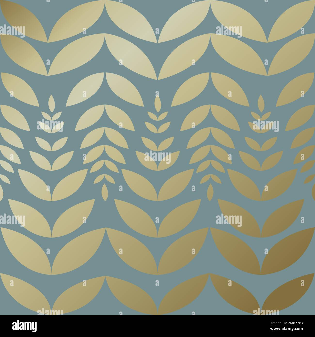 Gold botanical pattern background vector Stock Vector Image & Art - Alamy