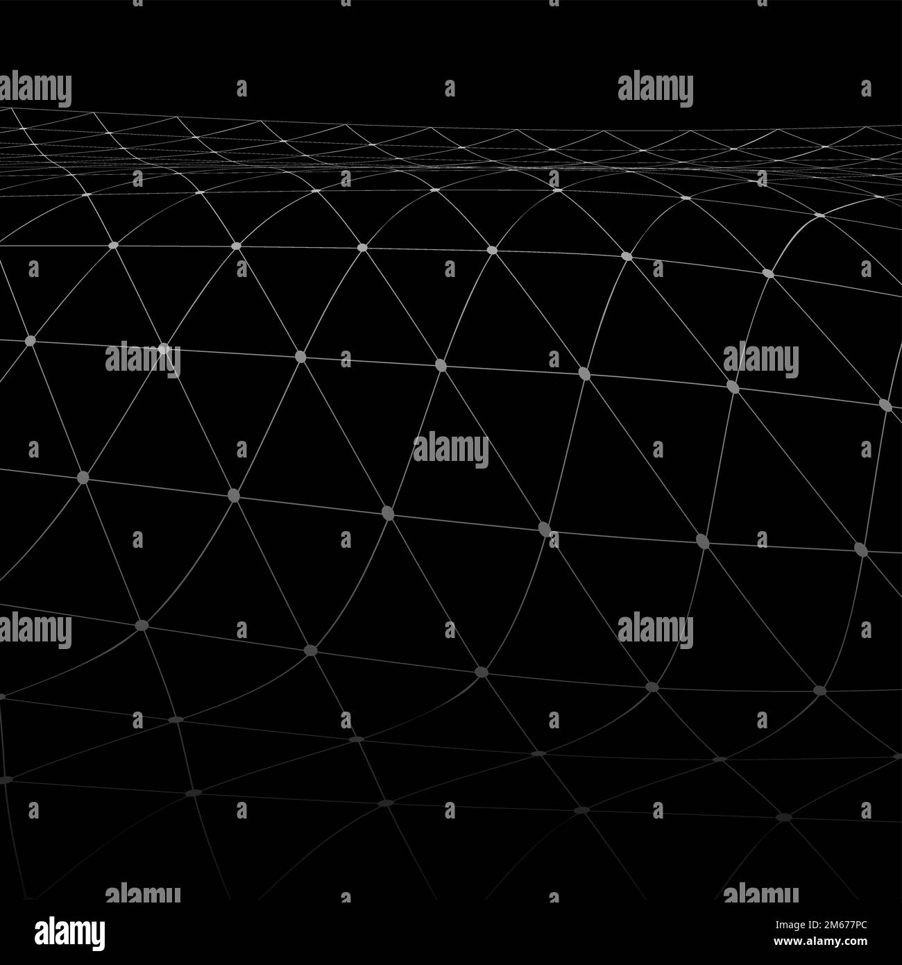 Abstract black neural network background Stock Vector Images - Alamy