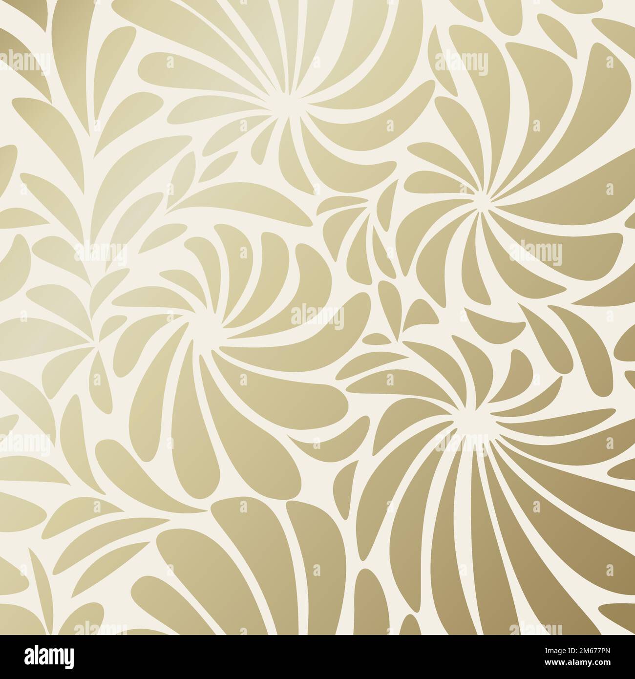 Gold botanical pattern background vector Stock Vector Image & Art - Alamy