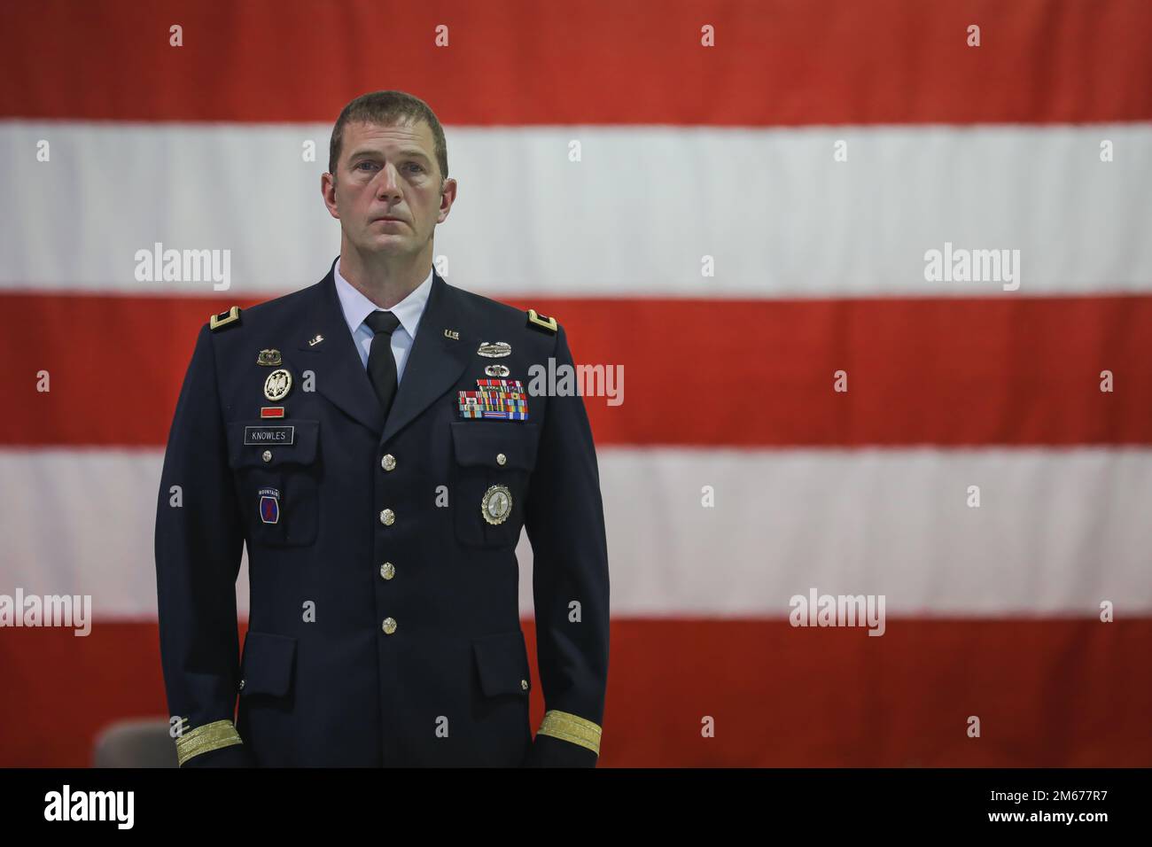 Alaska Army National Guard Brig. Gen. Charles Lee Knowles stands at the ...