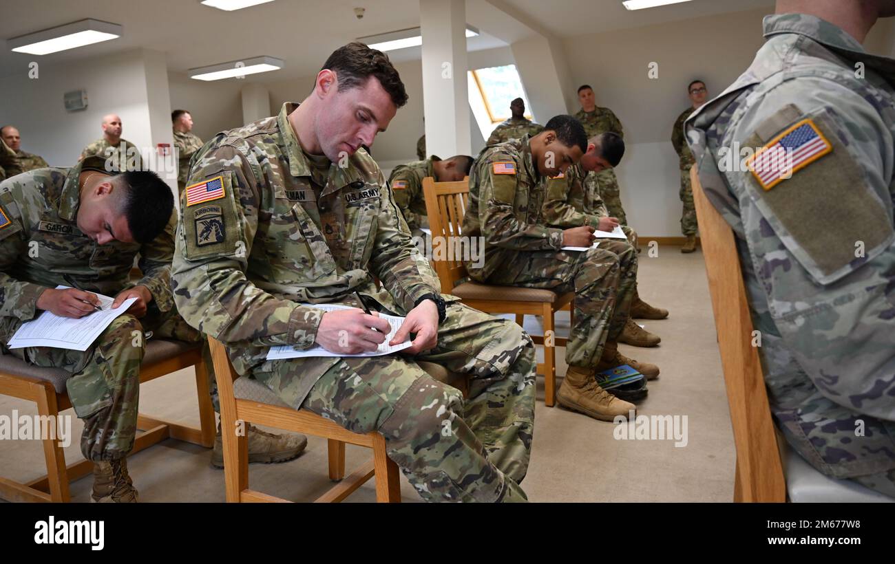 Staff Sgt. James Gilman signs into the 2022 Installation Management ...
