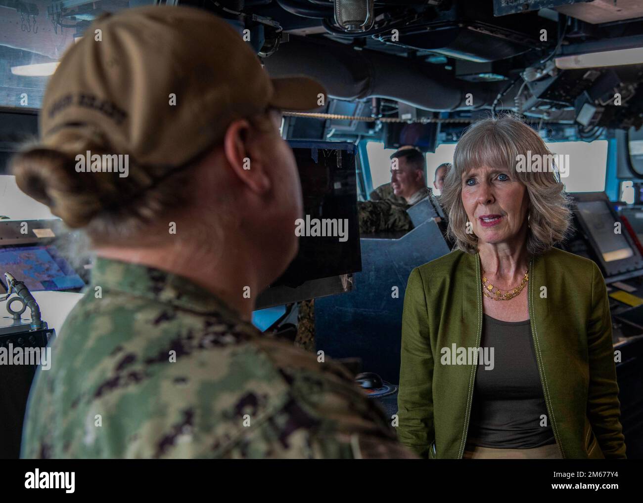 MANAMA, BAHRAIN (April 10, 2022) Deputy Chief of Mission at the U.S ...