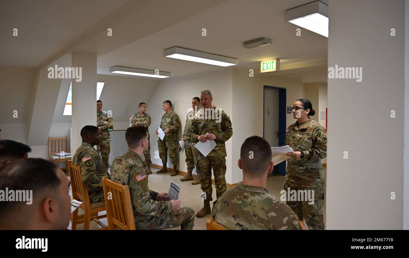 Command Sgt. Major Stephen LaRocque welcomed the twelve Soldiers ...
