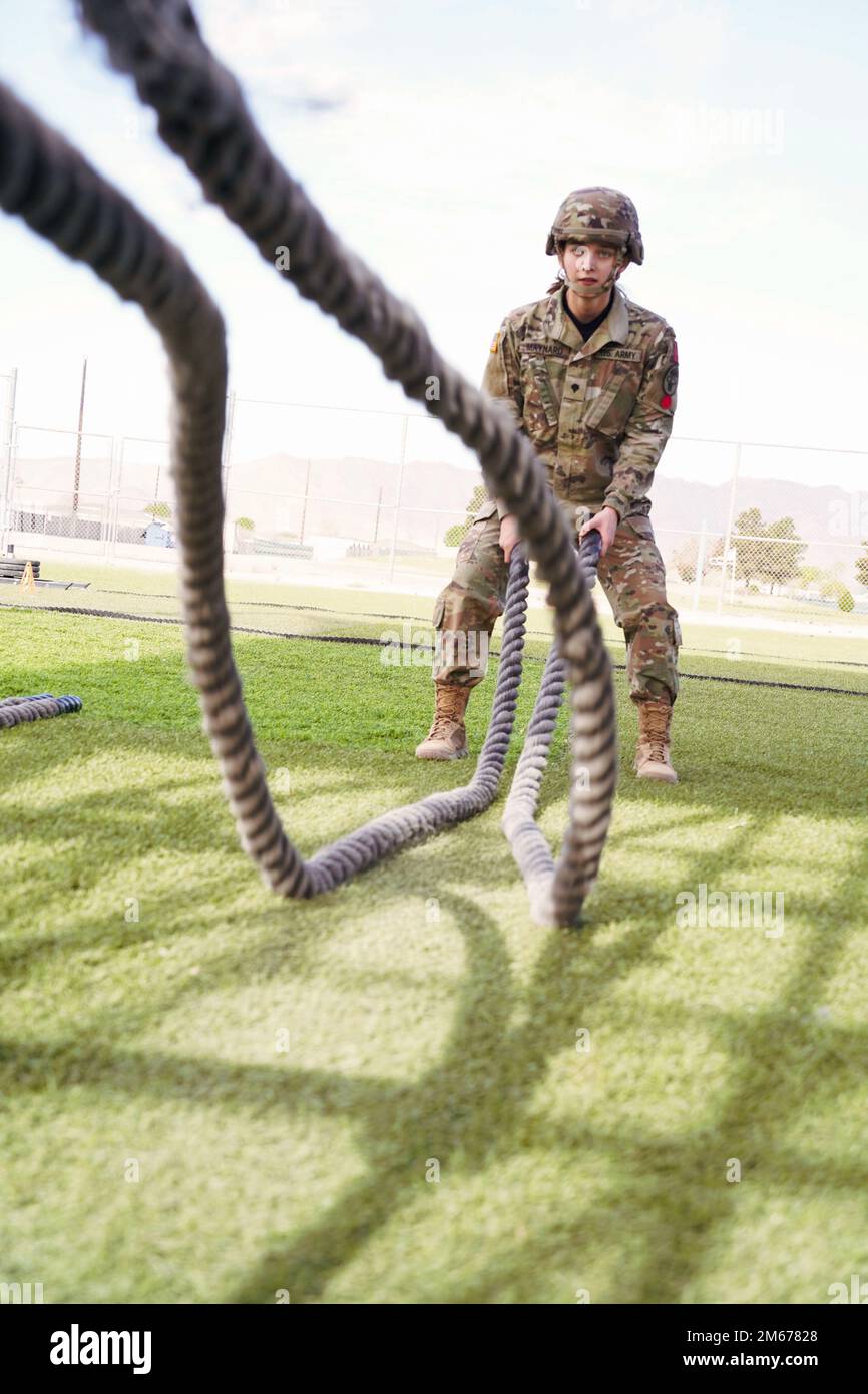 U.S. Army Spc. Mackenzie Maynard, assigned to the William Beaumont Army ...