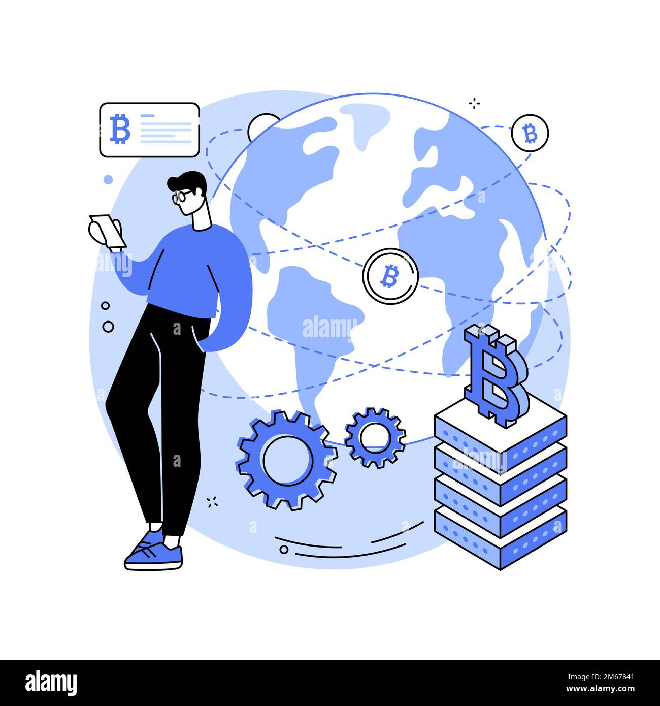 FinTech technology abstract concept vector illustration. Technology ... FinTech technology abstract concept vector illustration. Technology ...