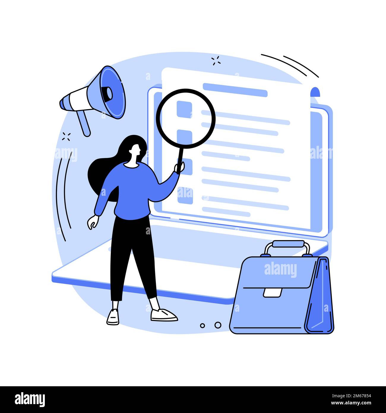 Business rule abstract concept vector illustration. Main company policy ...