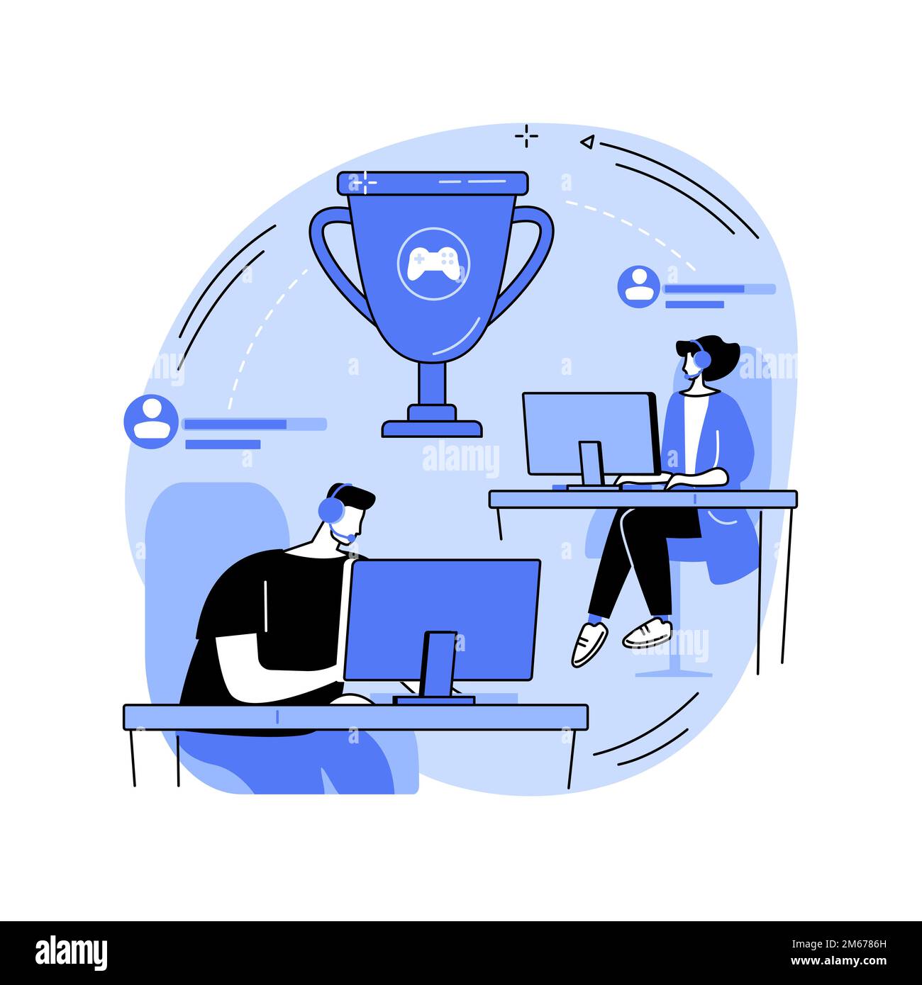 Esports tournament arena Stock Vector Images - Alamy