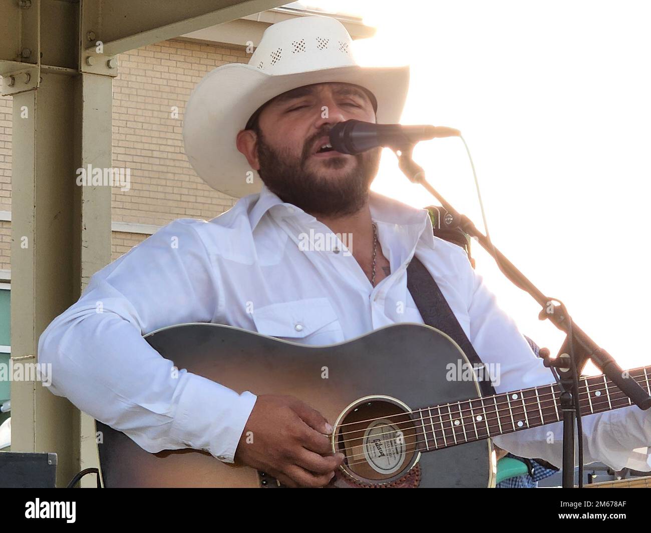 Country musician Isaac Jacob of the Isaac Jacob Band performs for ...