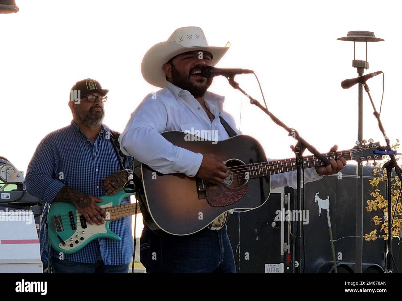 Country musician Isaac Jacob of the Isaac Jacob Band performs for ...