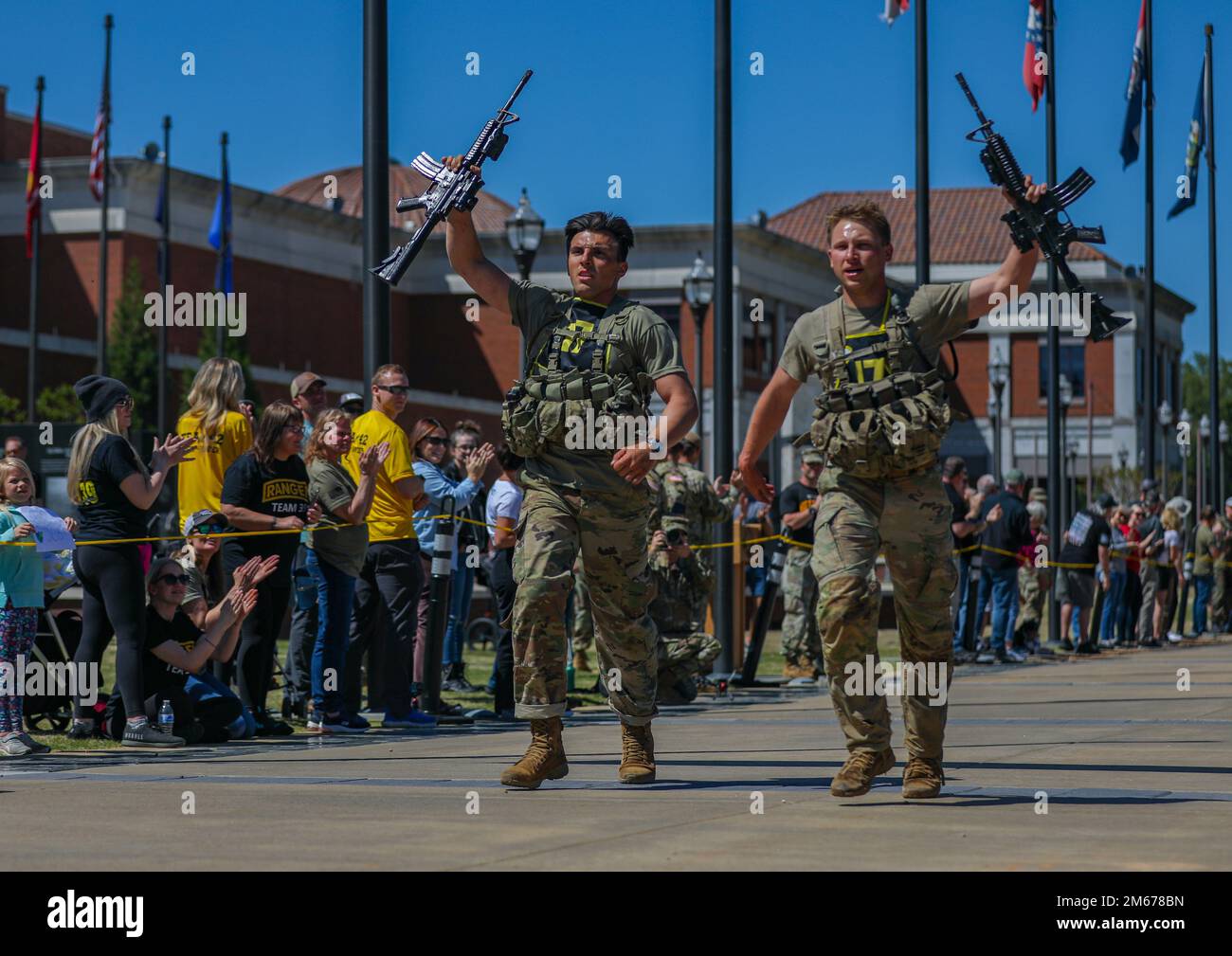 1st Lt. John Greer and 1st Lt. Nicholas Chatel, 1-502nd infantry ...