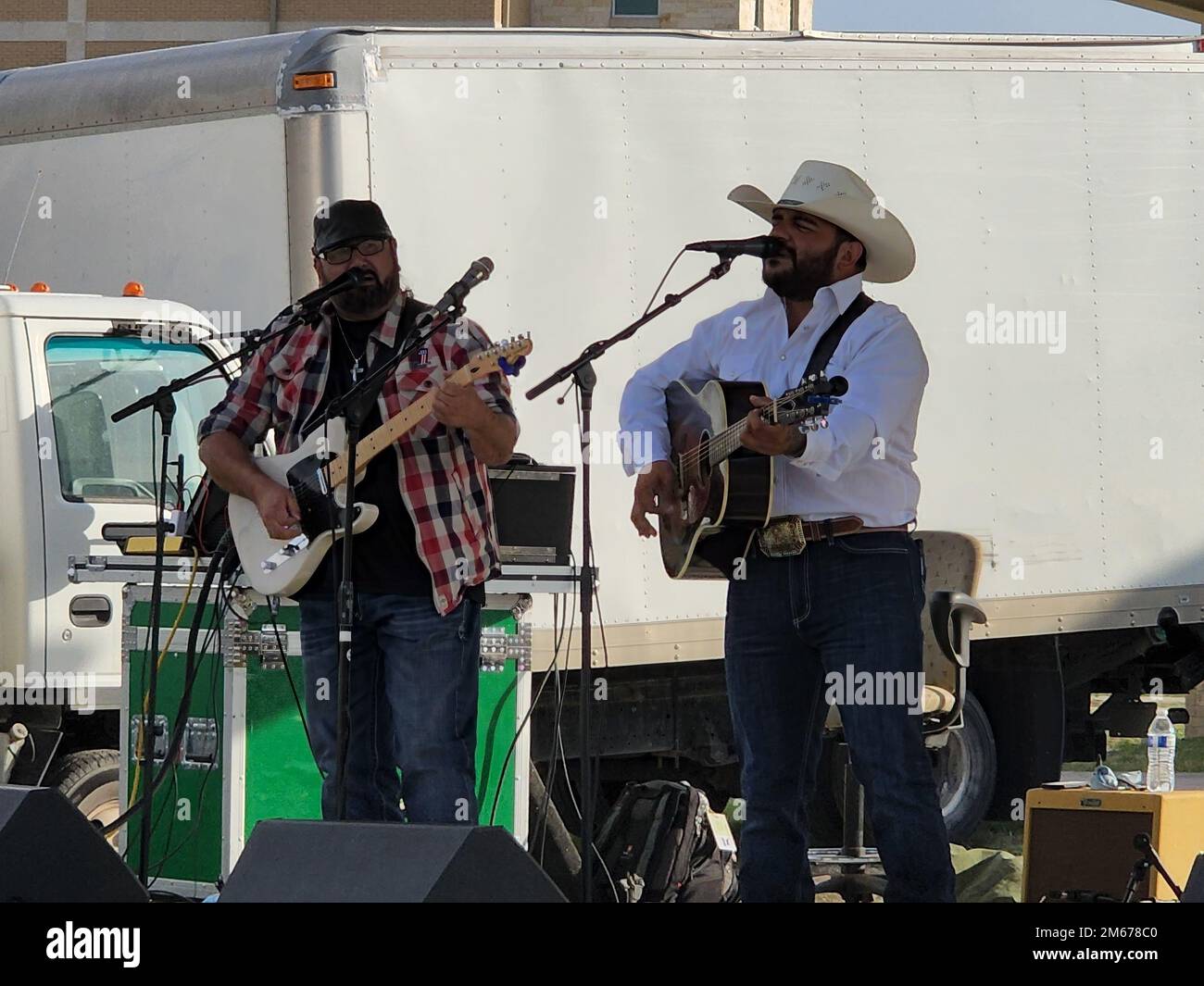 Country musician Isaac Jacob of the Isaac Jacob Band performs for ...