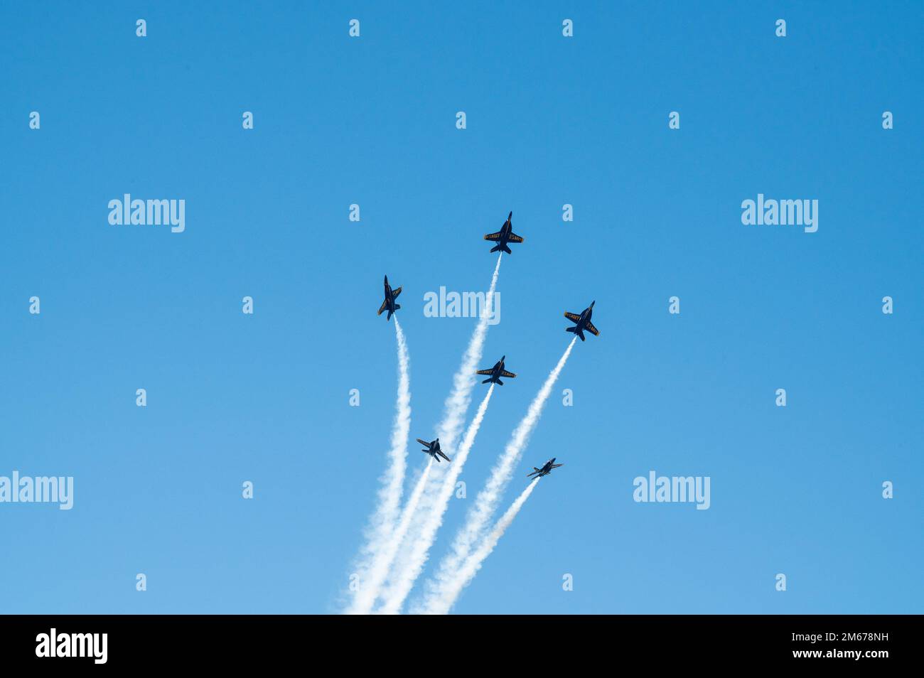The U.S. Navy Flight Demonstration Squadron, the Blue Angels, perform a ...