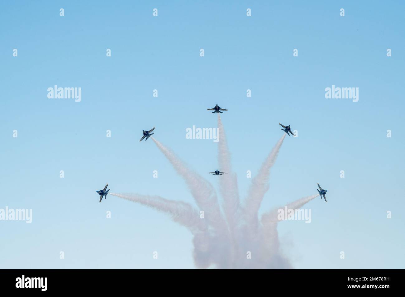 The U.S. Navy Flight Demonstration Squadron, the Blue Angels, perform a ...
