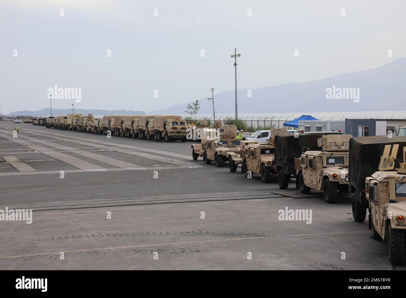 After completion of Balikatan 2022, all military vehicles from the Army ...