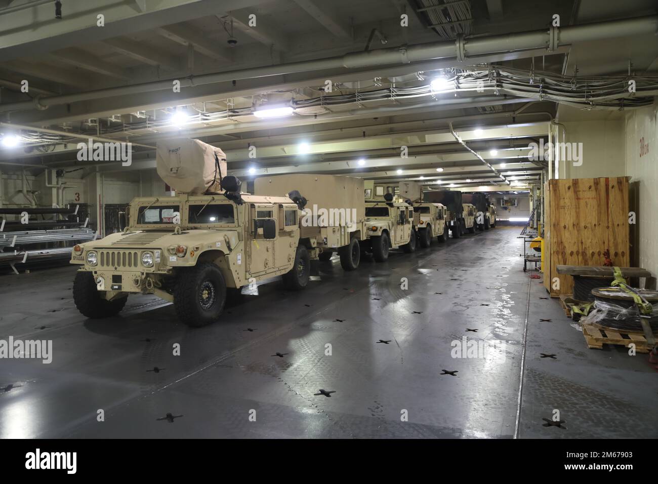 After completion of Balikatan 2022, all military vehicles from the Army ...