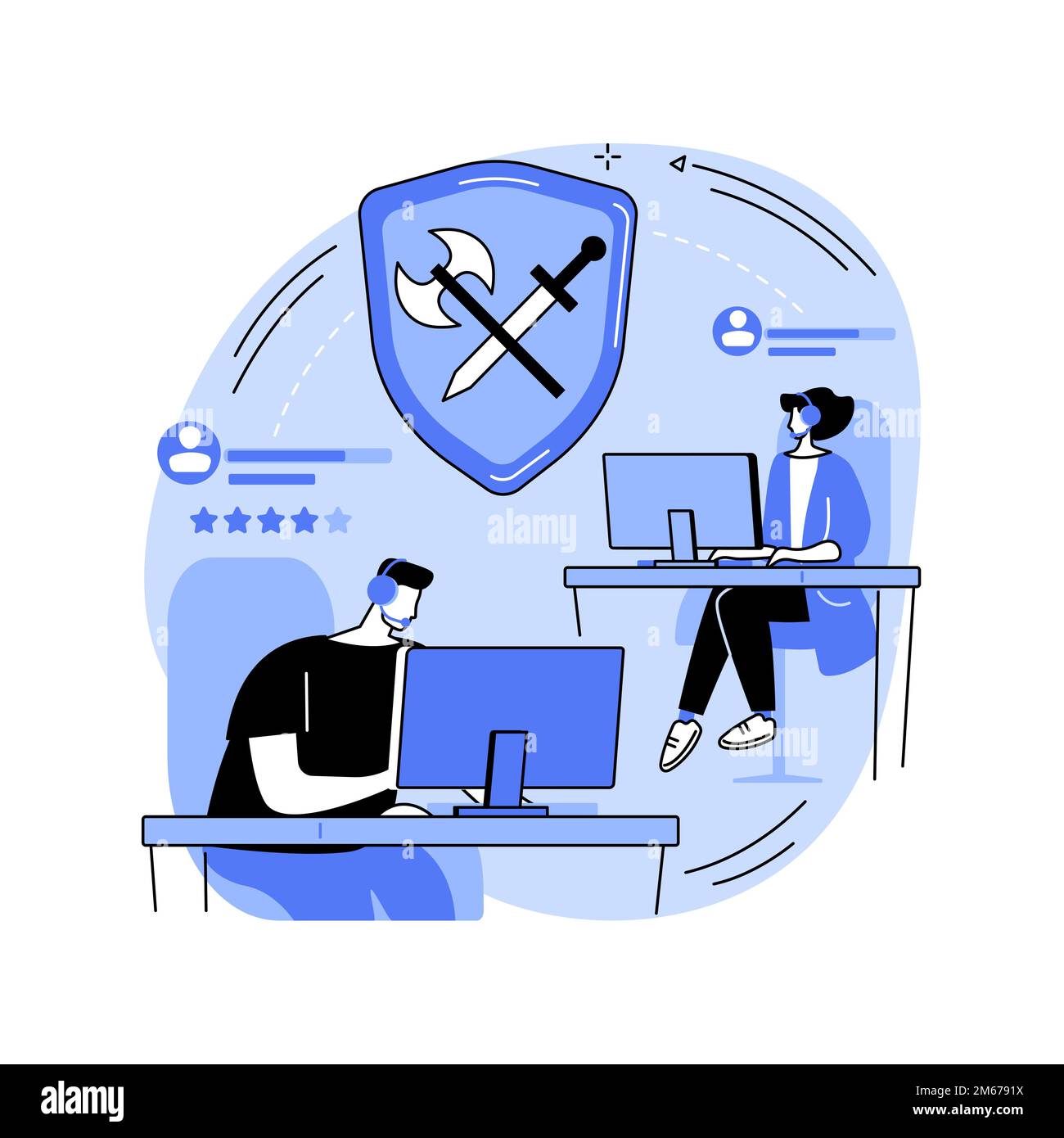 Pc quest Stock Vector Images - Alamy