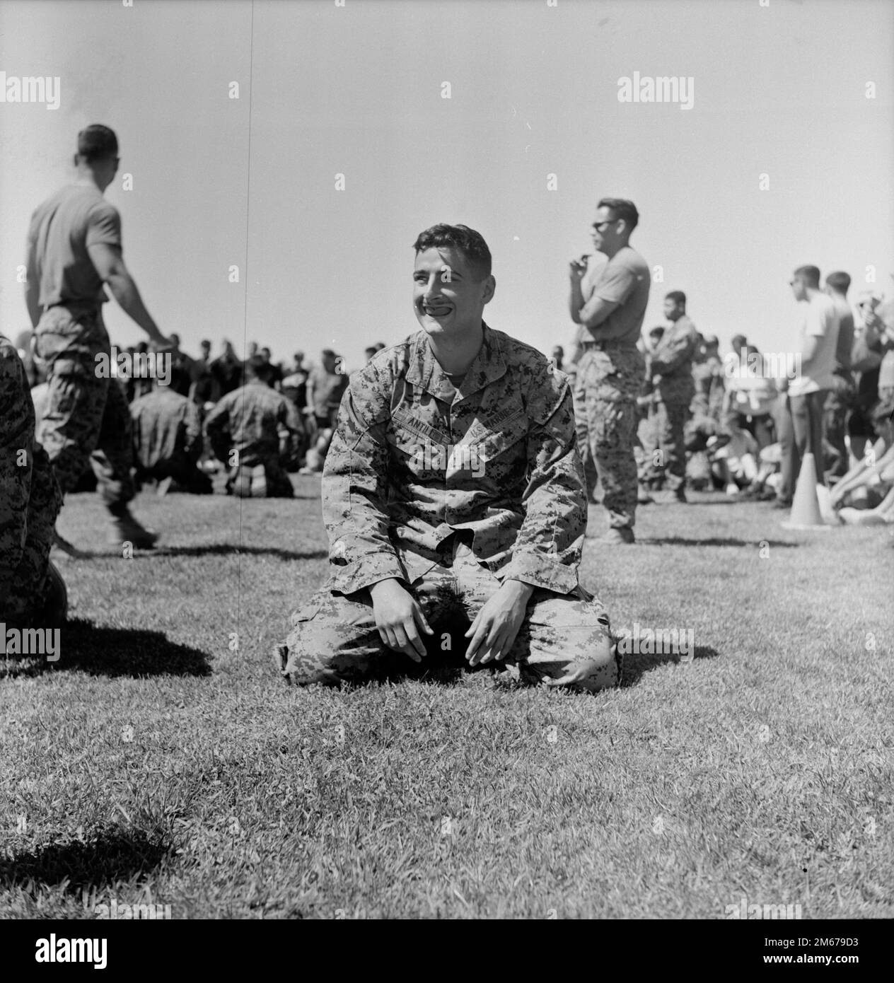 A U.S. Marine with Combat Logistics Regiment 17, 1st Marine Logistics ...