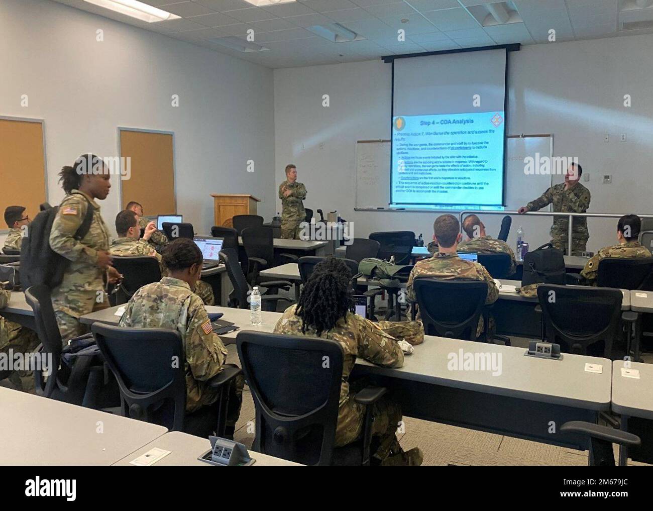 Instructors with the 1st Brigade Mission Training Complex, 87th ...