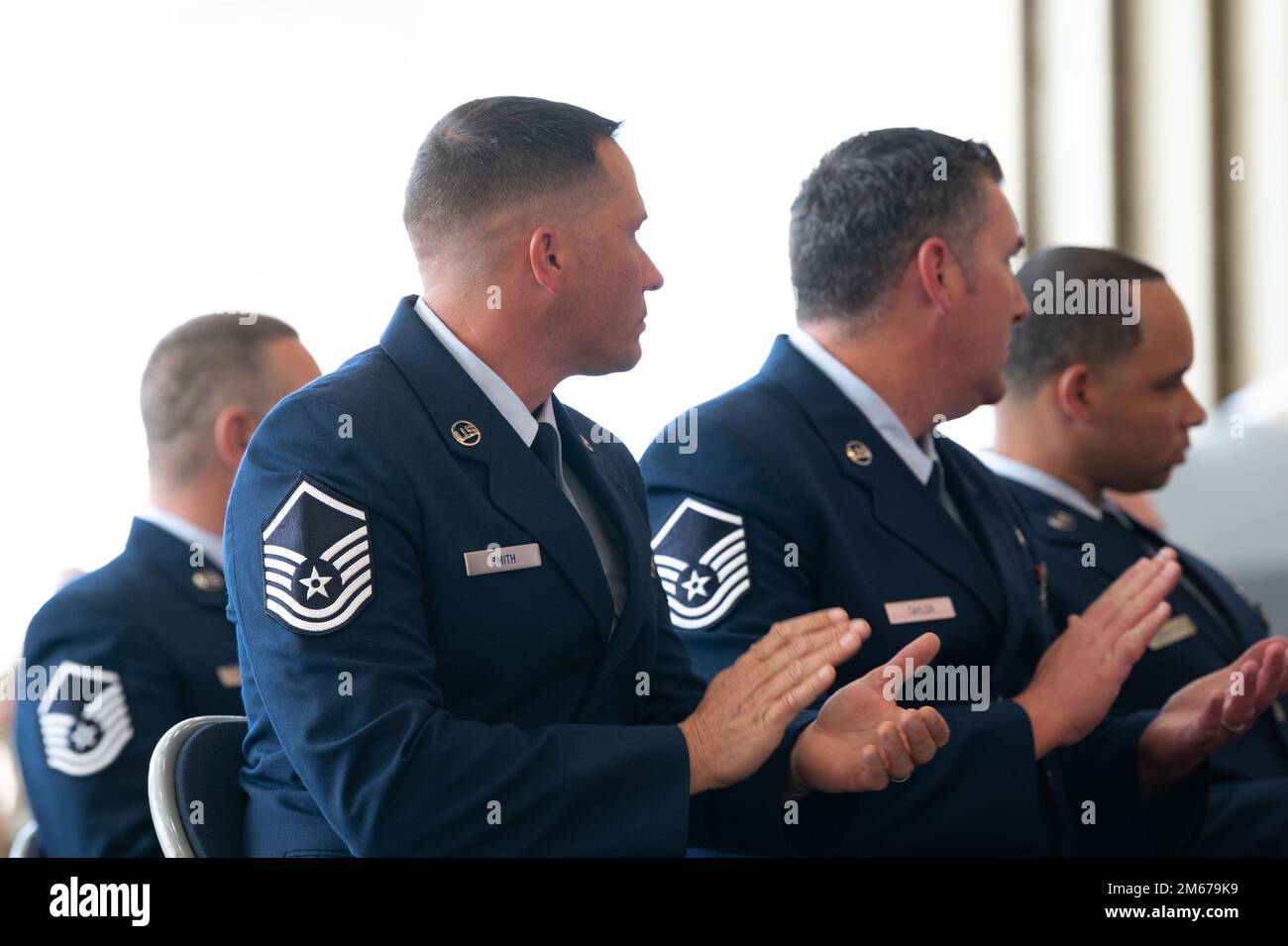 The 944th Fighter Wing holds a senior noncommissioned officer induction ...