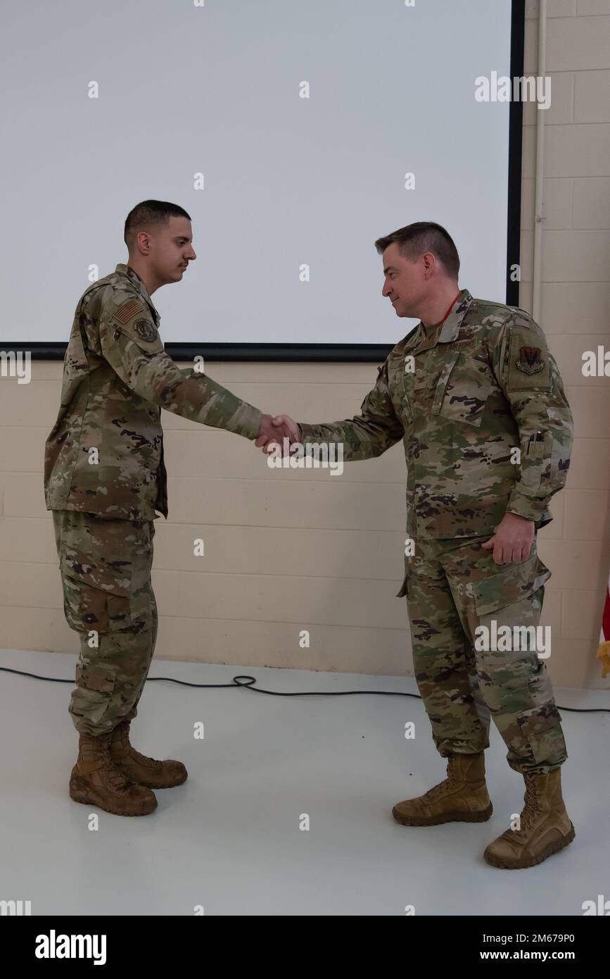 U.S. Air Force Airman Bronson Navarro, 110th Logistics Readiness ...