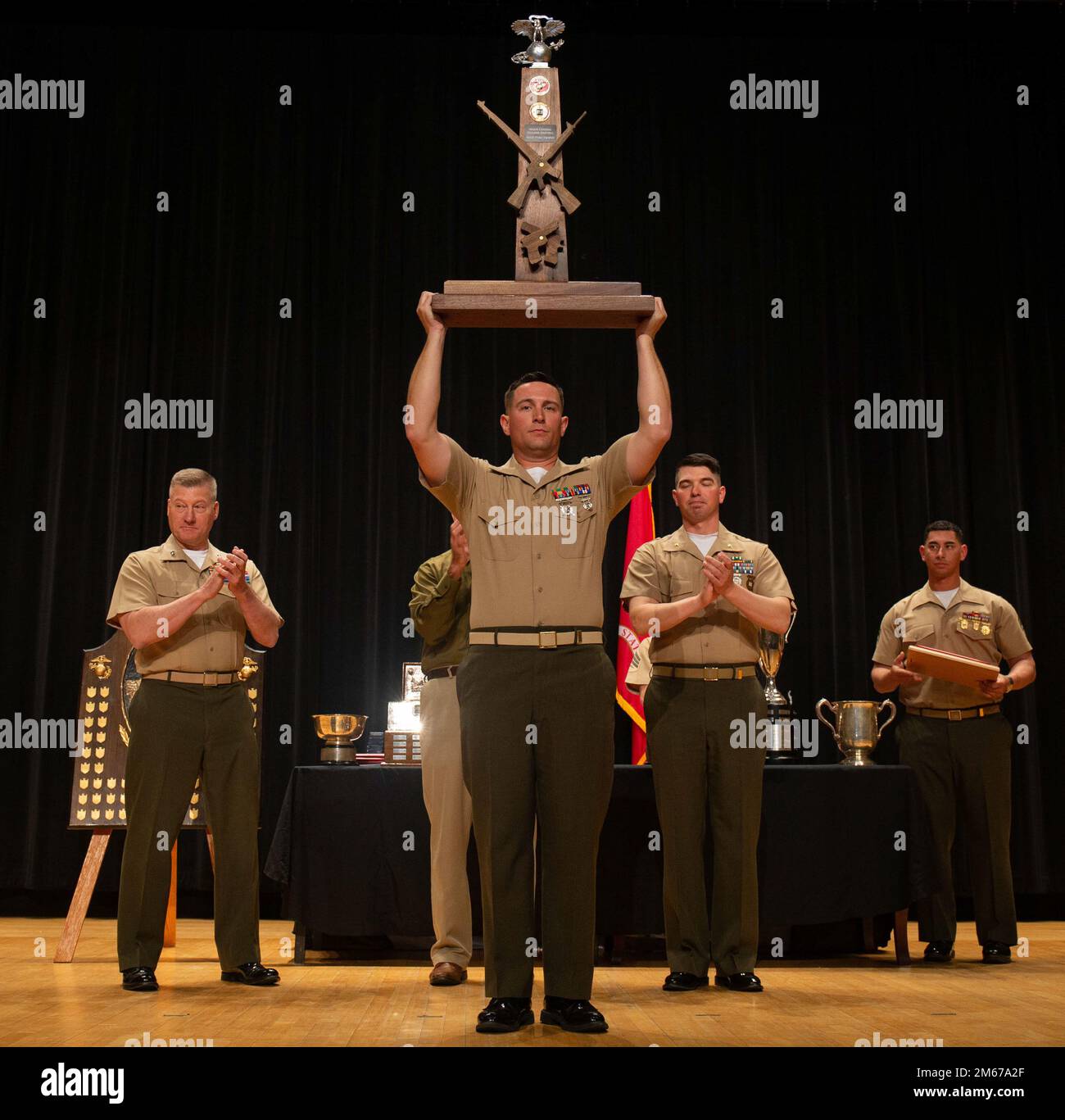 U.S. Marine Corps Staff Sgt. Kenneth Swarts with the Far East Team ...