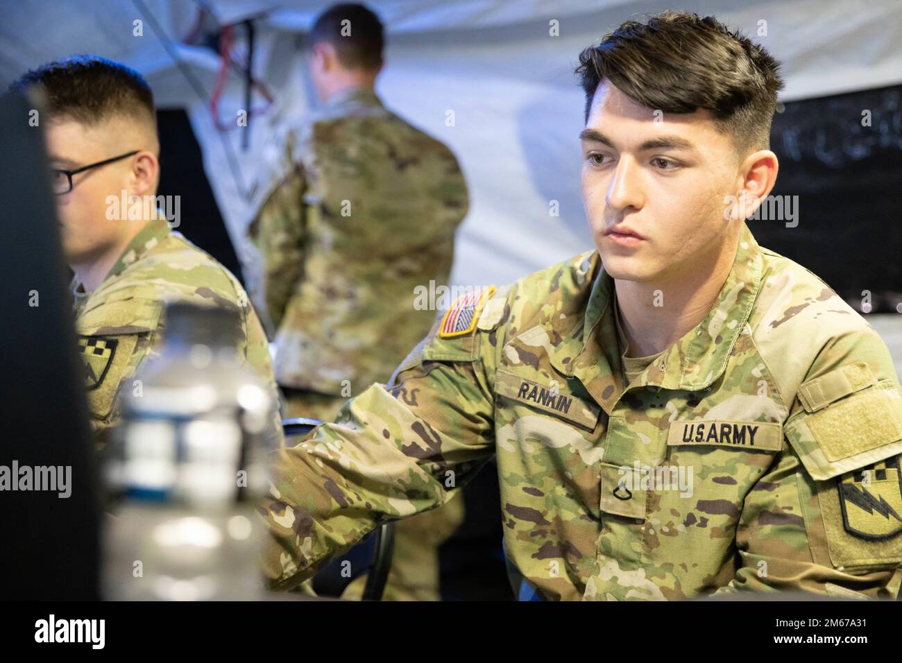 U.S. Army Pfc. Alexander Rankin, geospatial intelligence imagery ...
