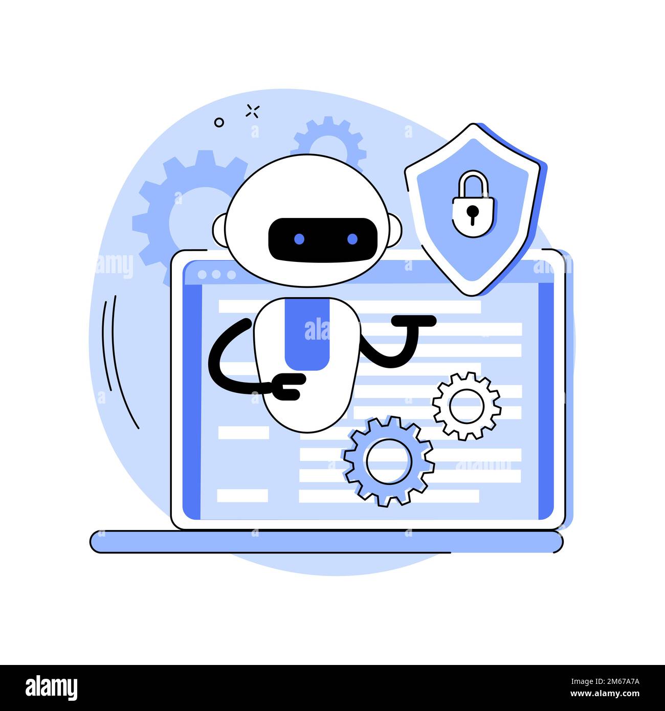 Safety robotics Stock Vector Images - Alamy