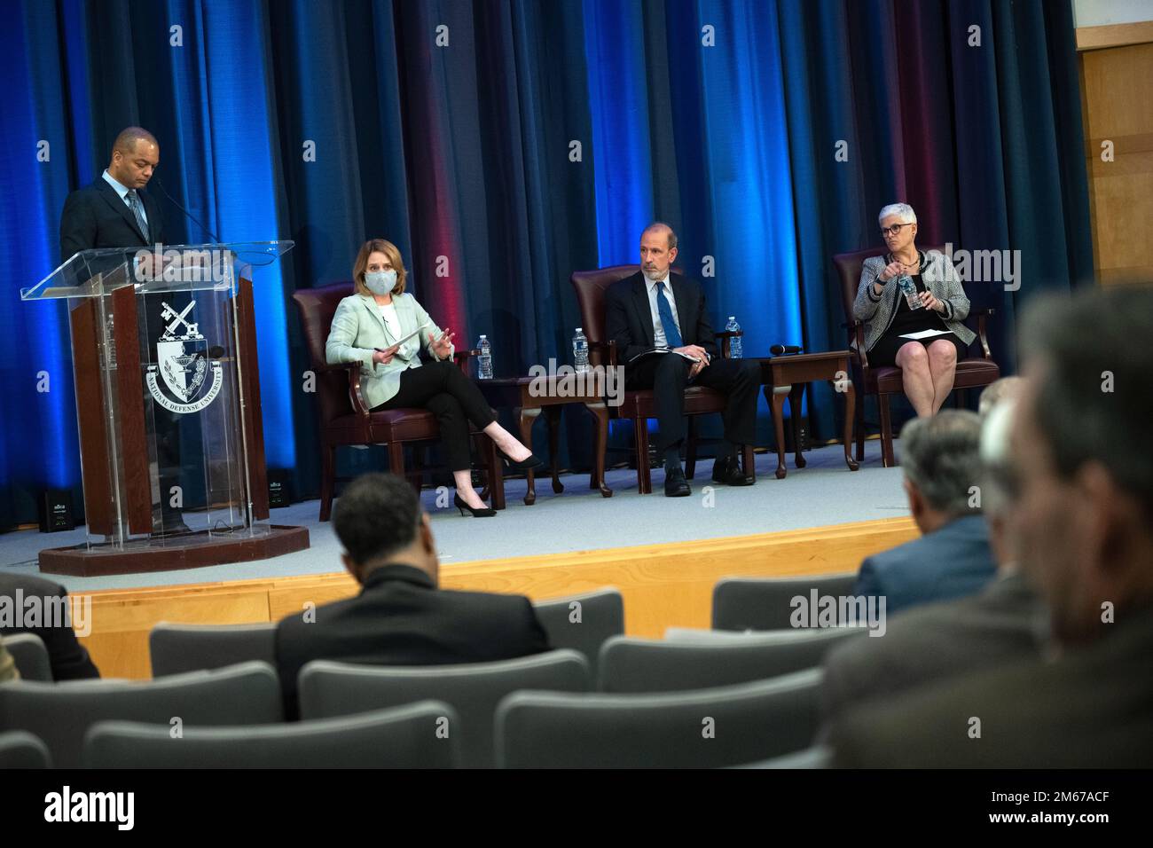 Deputy Secretary of Defense Kathleen H. Hicks participates in a ...