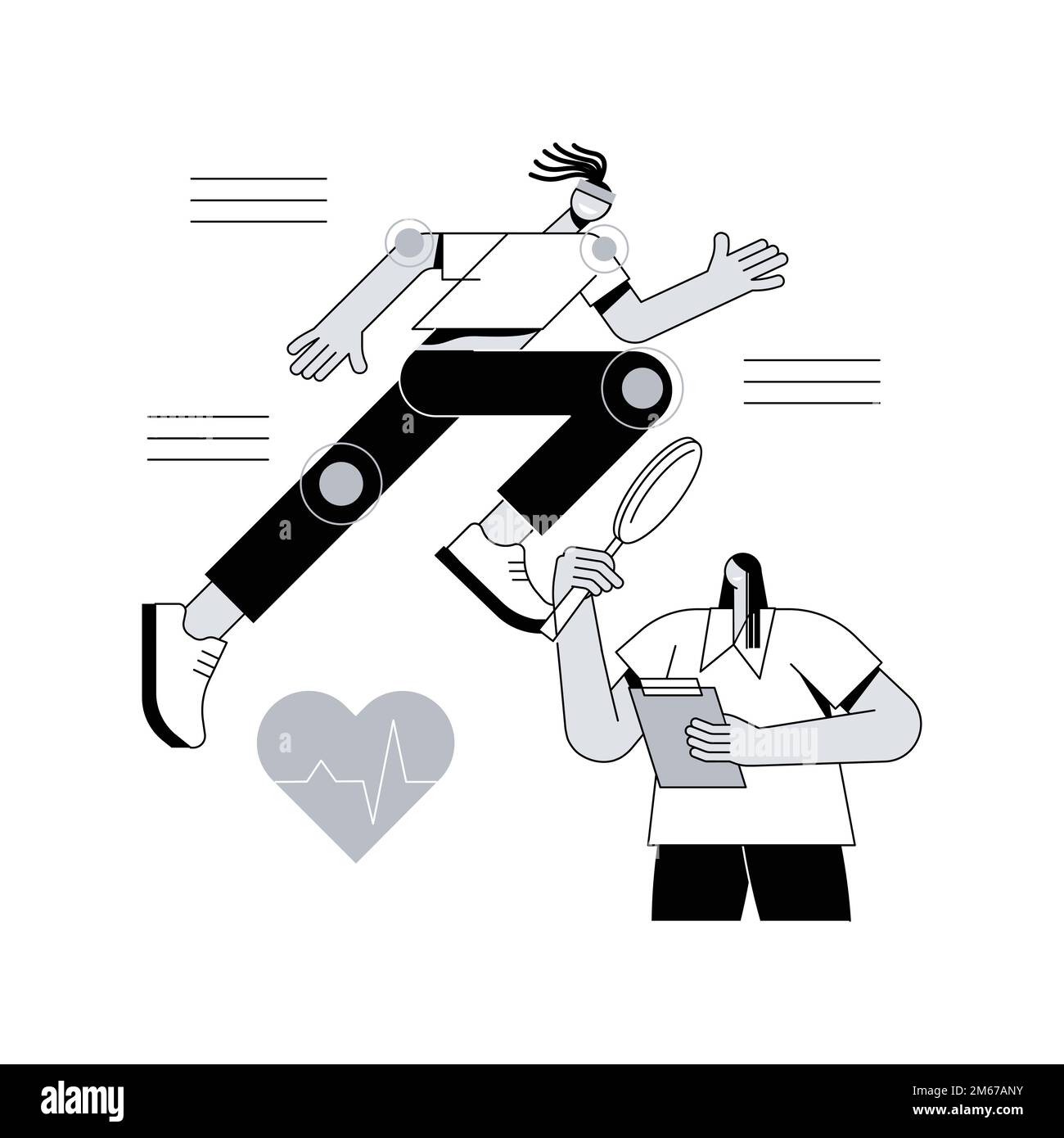 Sport medicine abstract concept vector illustration. Orthopaedic ...