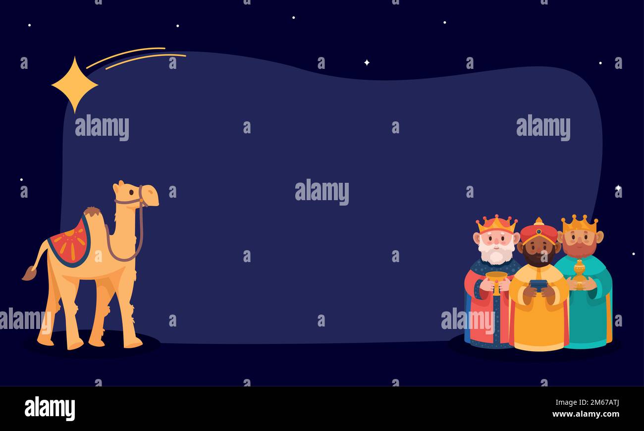 wise men and camel Stock Vector Image & Art - Alamy