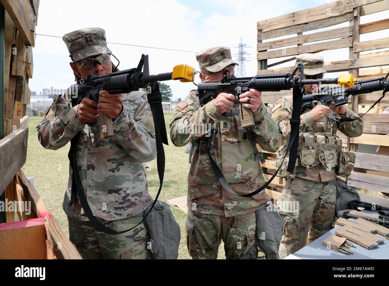 Soldiers with 1st Battalion, 1st Air Defense Artillery Regiment, fine ...