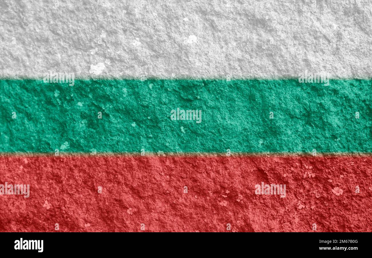 Bulgarian flag texture as background Stock Photo - Alamy