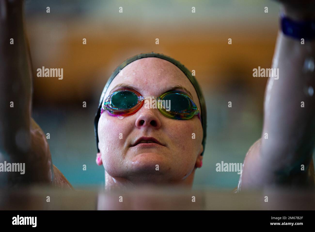Retired U.S. Army Spc. Angela Euson prepares to compete in the 2022 ...