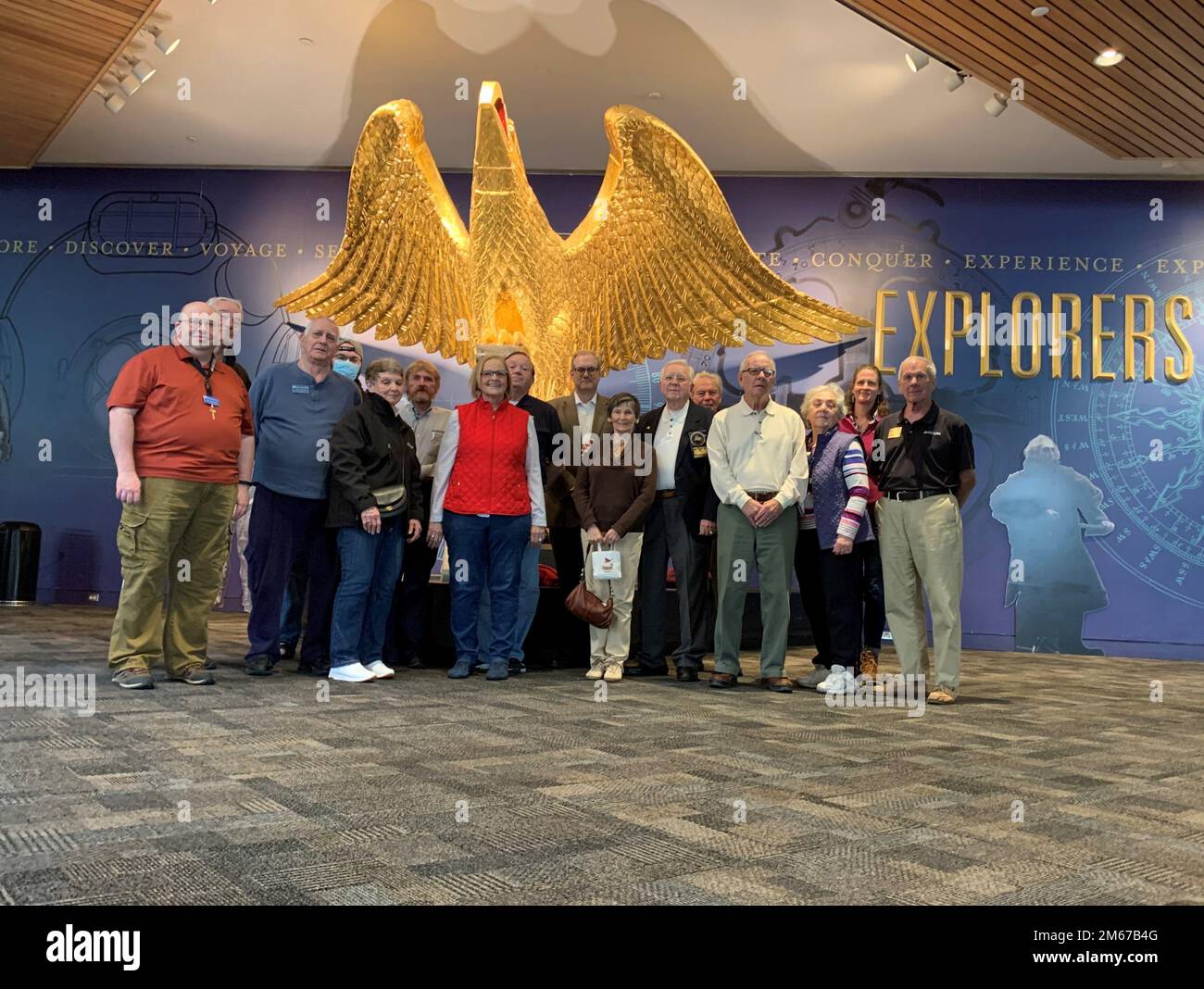 Volunteers and staff members from the Hampton Roads Naval Museum are ...