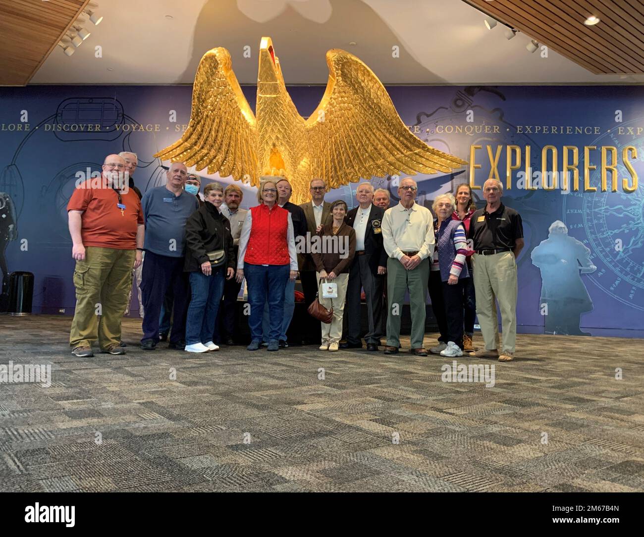 Volunteers and staff members from the Hampton Roads Naval Museum are ...