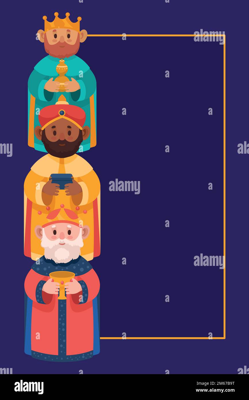 Wise men kings in Stock Vector Images - Alamy