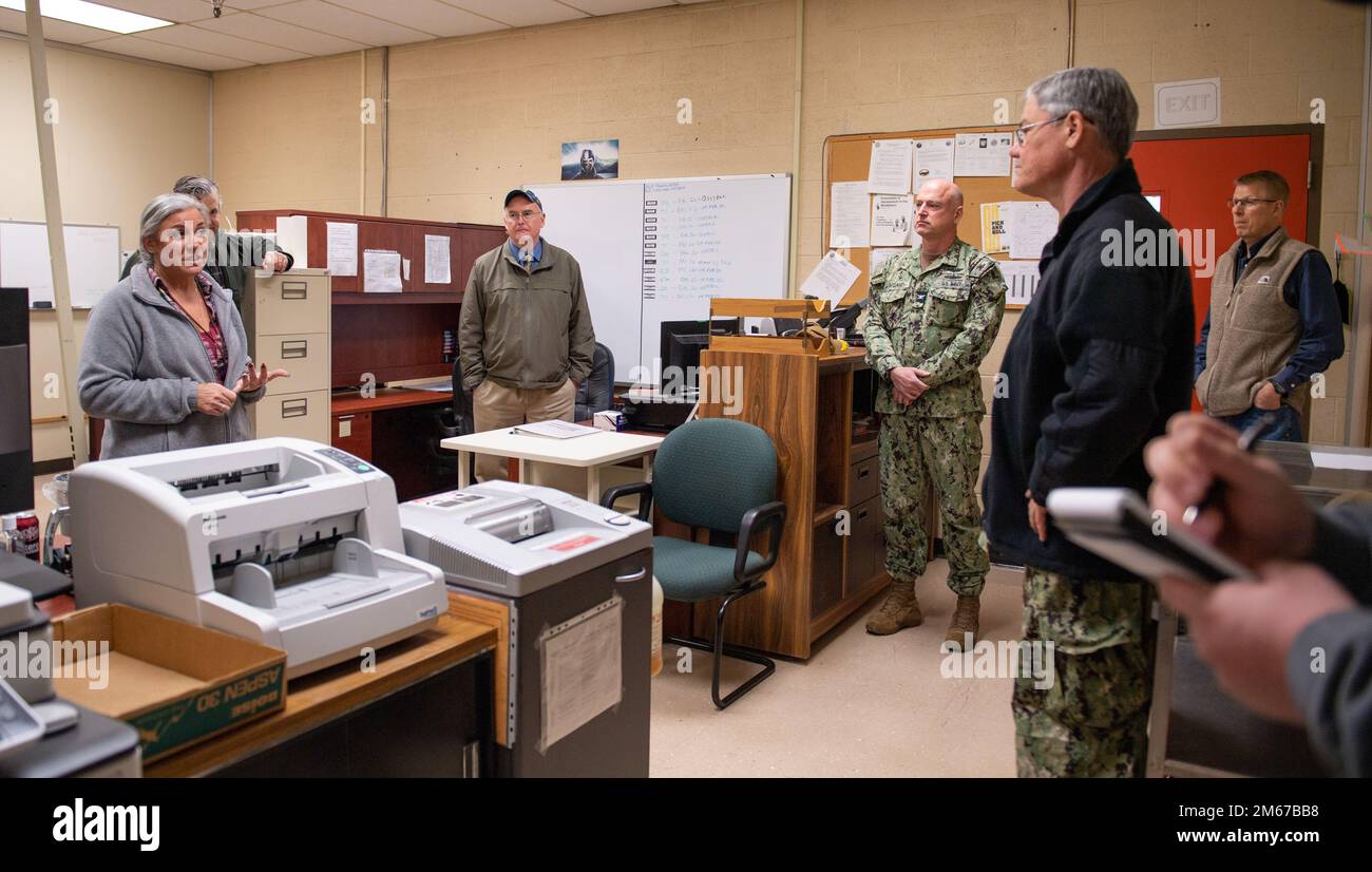 SILVERDALE, Wash. (April 11, 2022) Kristin DeWald, the supervisory ...