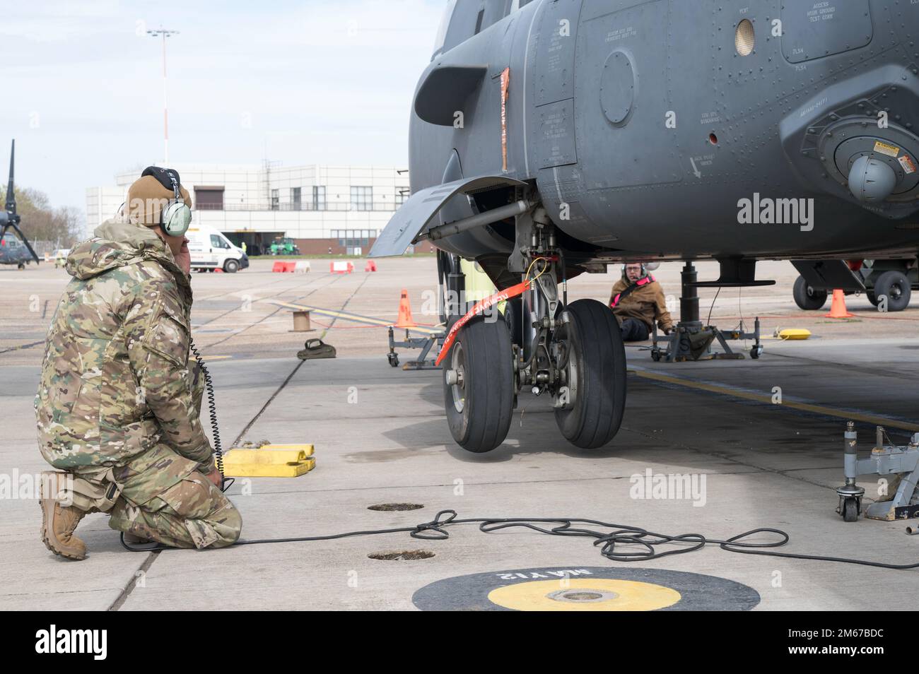 A U.S. Air Force Maintenance Airman assigned to the 752nd Special ...