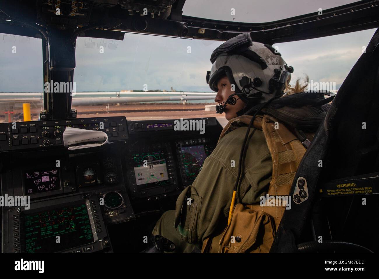 U.S. Marine Corps Capt. Megan A. Albright, an MV-22 Osprey pilot with ...