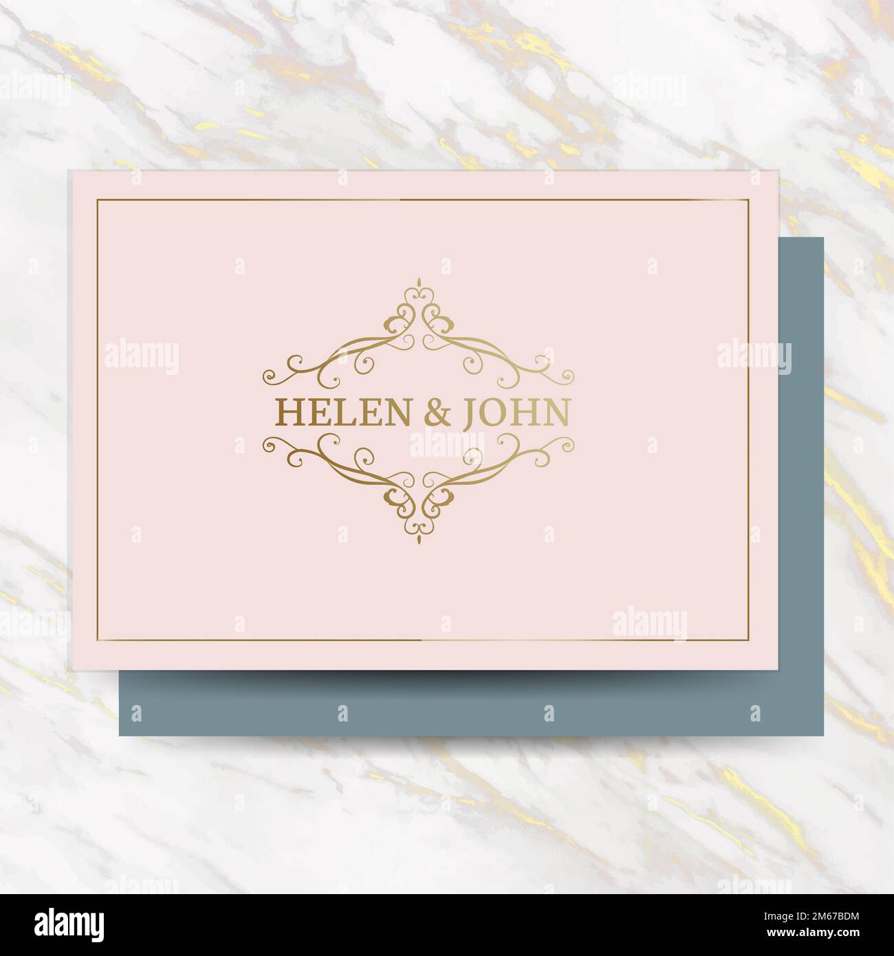 Vintage baroque wedding invitation design Stock Vector Image & Art - Alamy