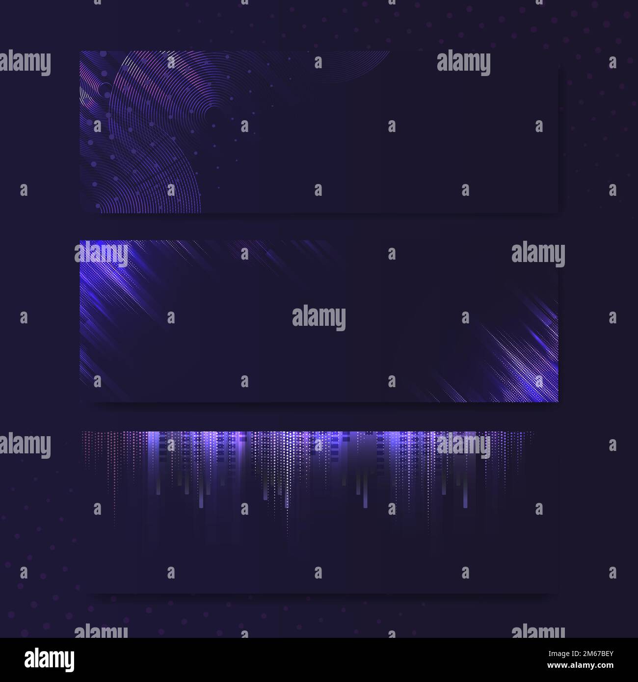 Blank violet purple rectangle neon signboard vector Stock Vector Image ...