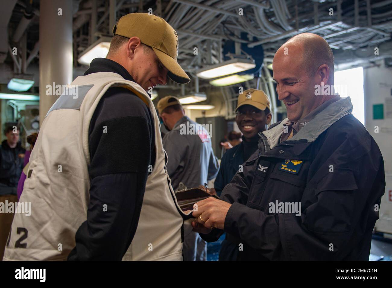 PACIFIC OCEAN (April 11, 2022) Capt. Joe Staud, a native of Virginia ...