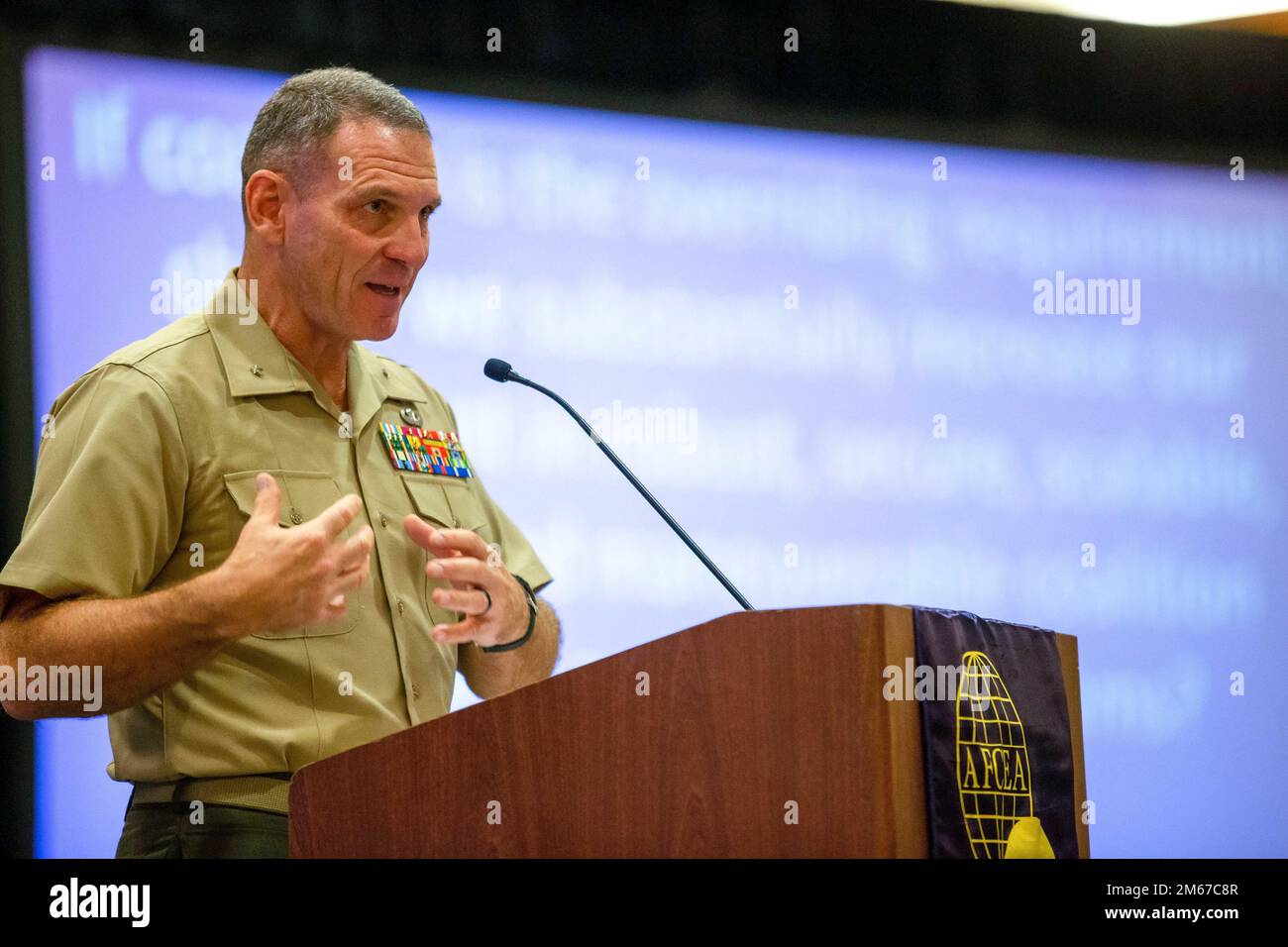U.S. Marine Corps Brig. Gen. Joseph R. Clearfield, deputy commander, U ...